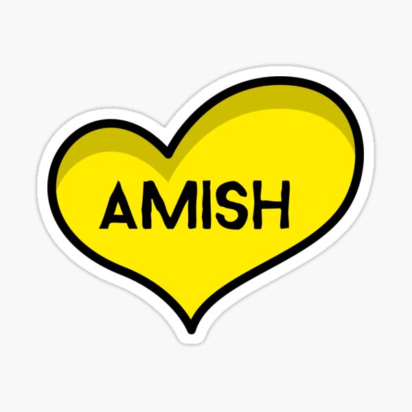 "i love amish people" Sticker for Sale by SuperiorPrints | Redbubble