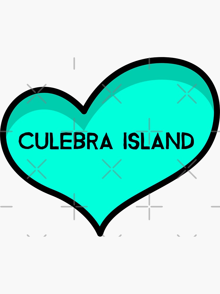 "i love culebra island puerto rico" Sticker for Sale by SuperiorPrints ...