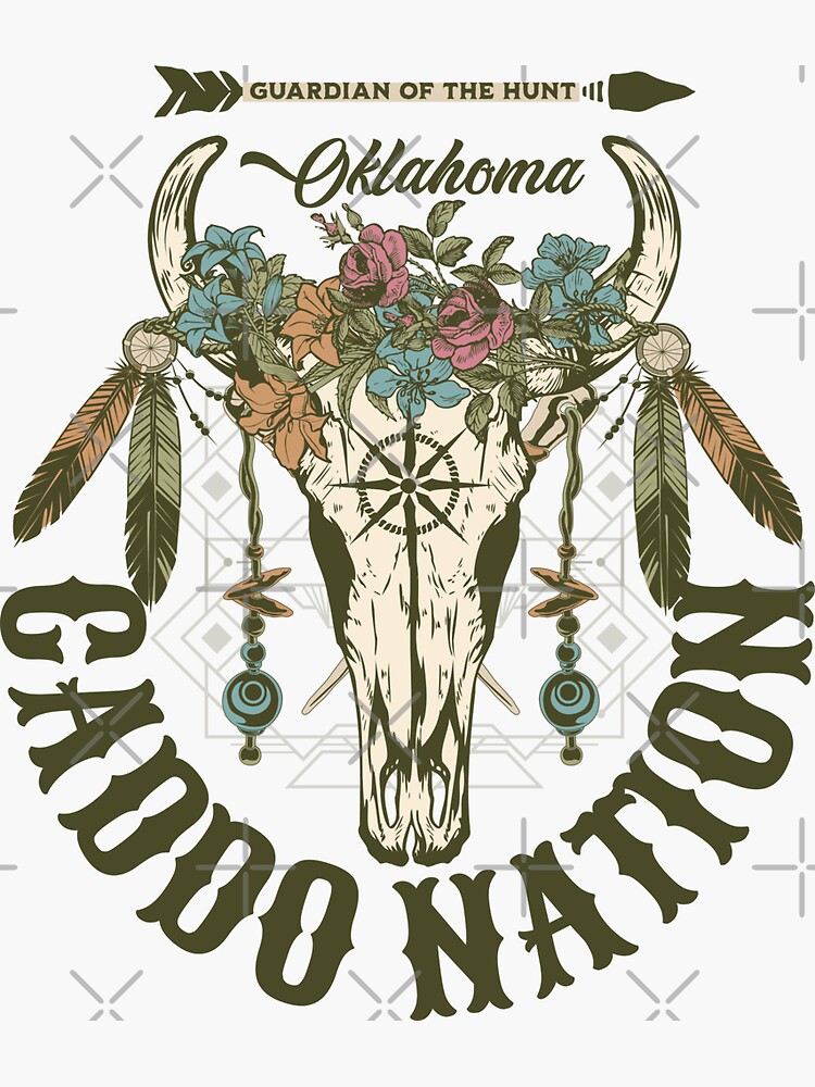 "Caddo Indian indigenous tribe Oklahoma" Sticker for Sale by THEWFBD ...