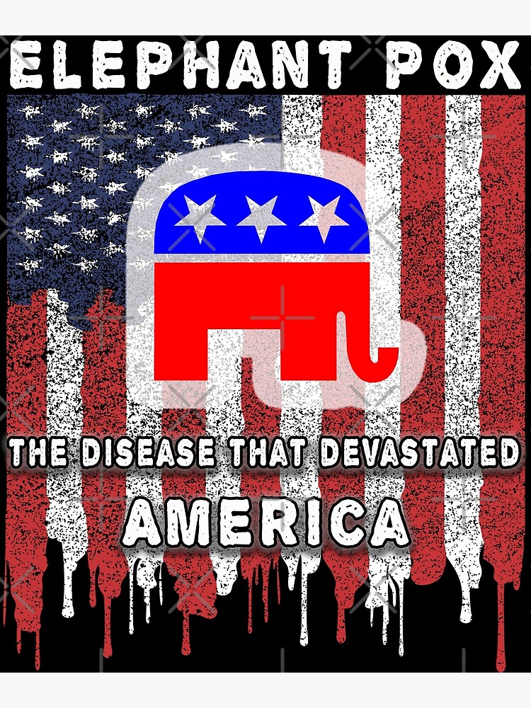 "Elephant pox, the disease that devastated America" Poster for Sale by ...