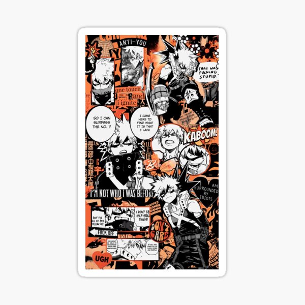 "My Hero Academia Bakugo Katsuki" Sticker for Sale by ProductAnime ...