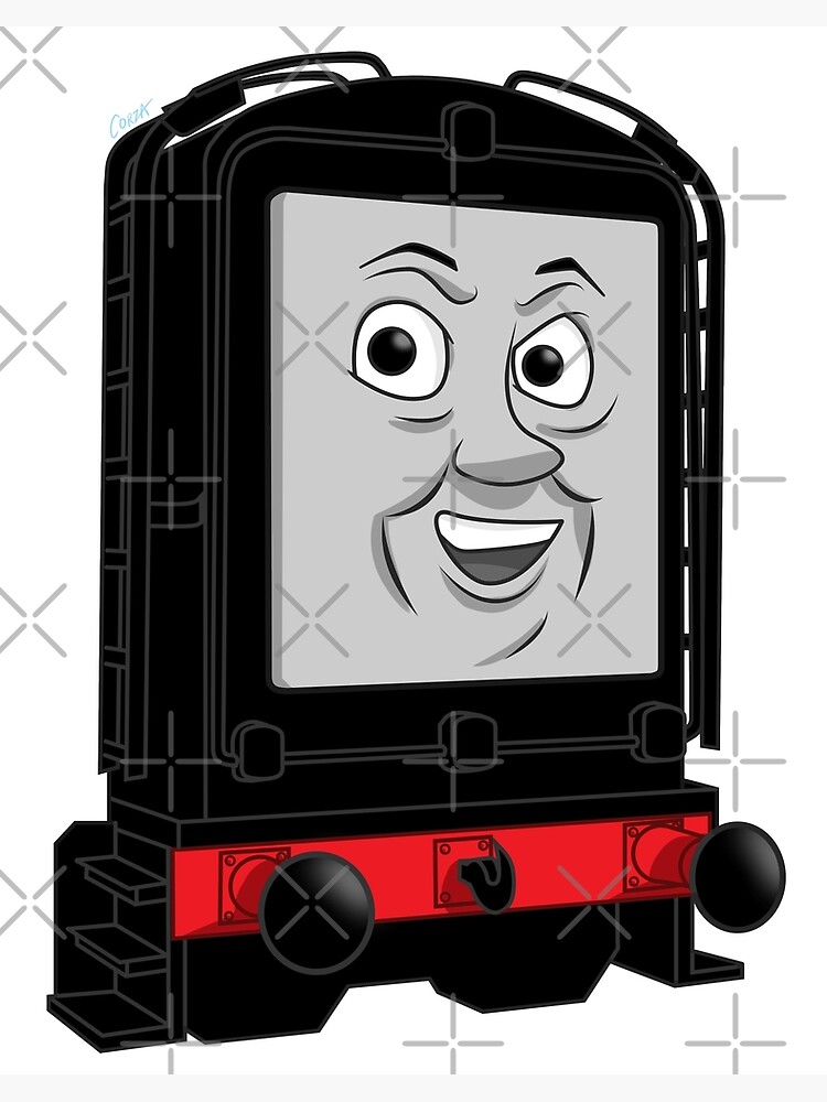 "Devious Diesel (cheeky face)" Art Board Print for Sale by corzamoon ...