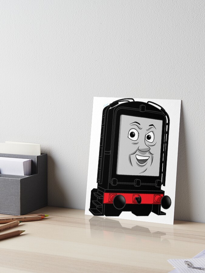 "Devious Diesel (cheeky face)" Art Board Print for Sale by corzamoon ...