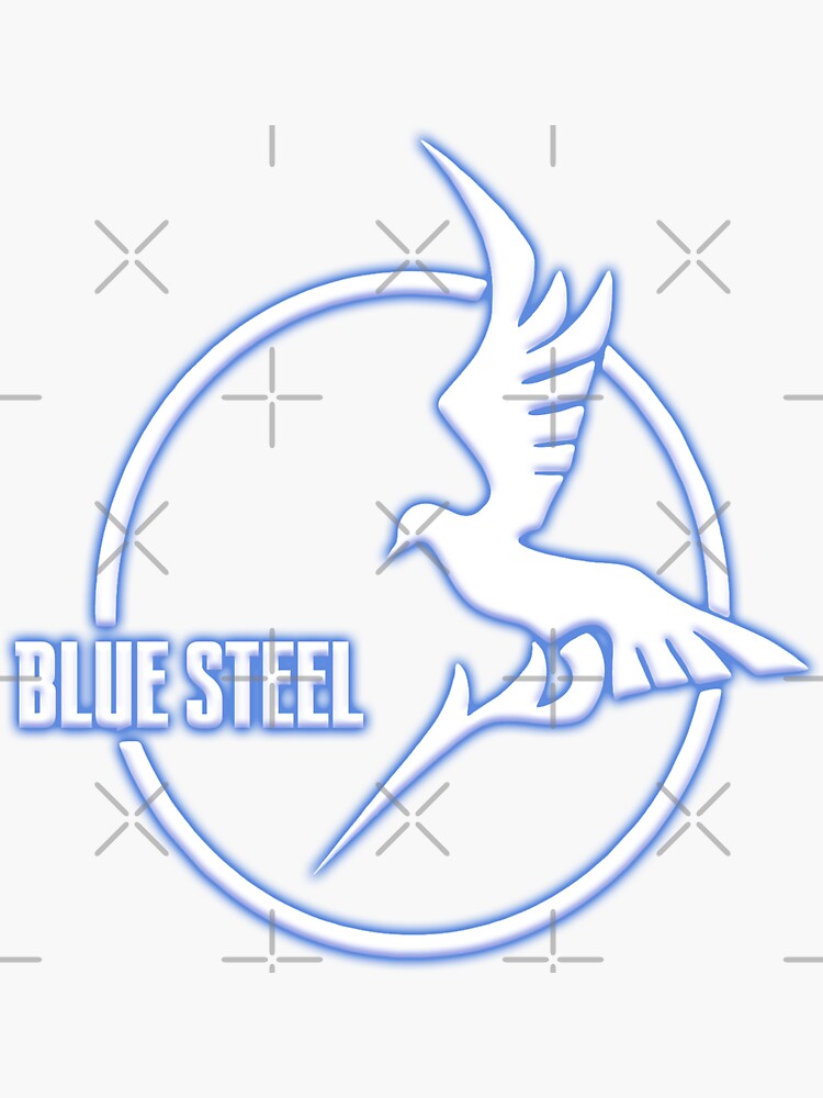 "Arpeggio of Blue Steel Logo" Sticker by dsgcreations | Redbubble