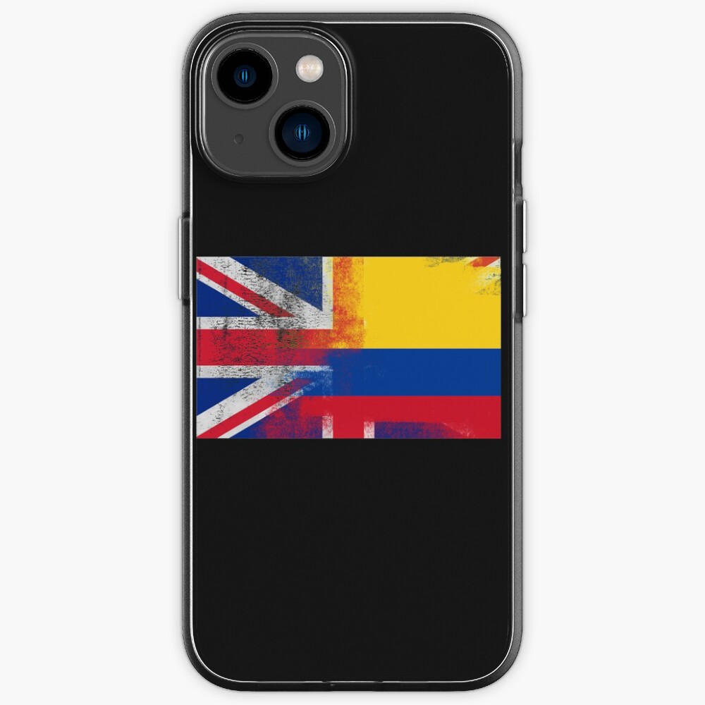 "British Colombian Half Colombia Half UK Flag" iPhone Case for Sale by ...