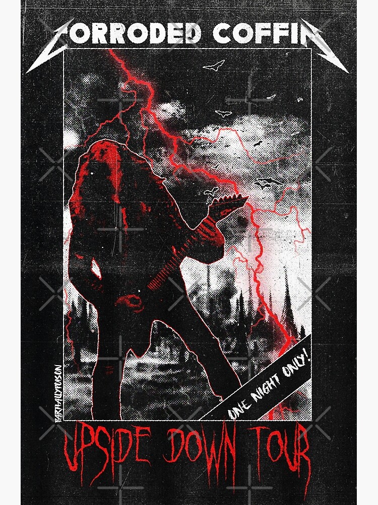 "corroded coffin tour poster (texture)" Poster for Sale by ...