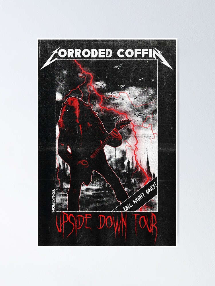 "corroded coffin tour poster (texture)" Poster for Sale by ...