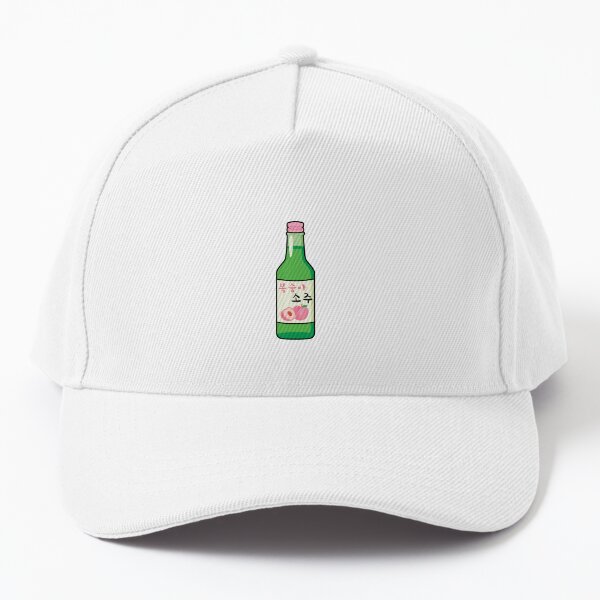 "Peach Soju Please in Korean (복숭아 소주 주세요) - Cute soju lover" Cap for ...