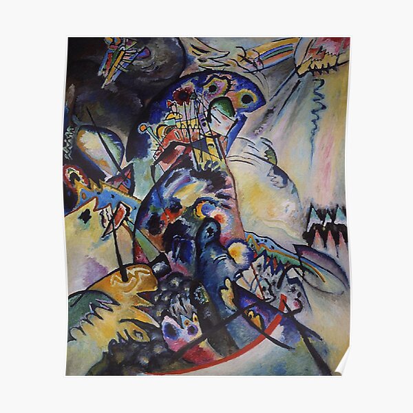 "Improvisation art of wassily kandinsky classic poster art " Poster for ...