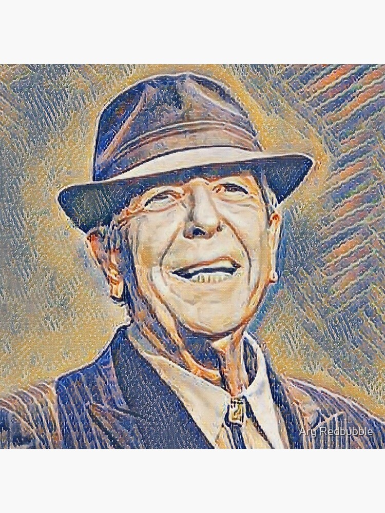 "Leonard Cohen | Var05-02 | High Quality | original digital drawing by ...