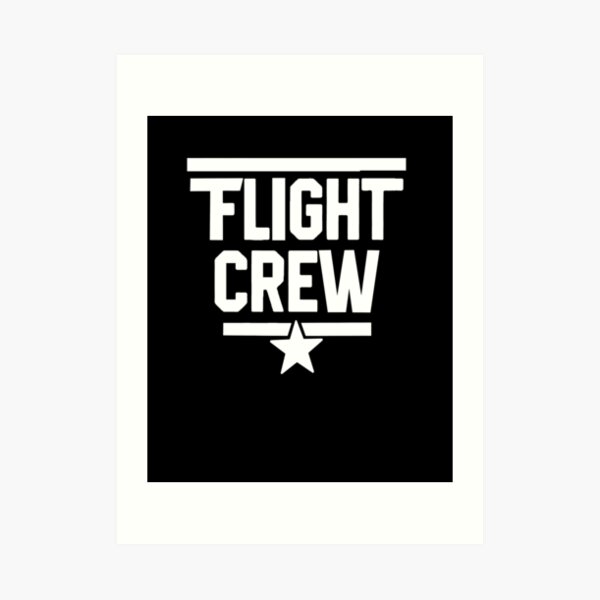 "Nice flightreacts flight reacts merch flight crew" Art Print for Sale ...