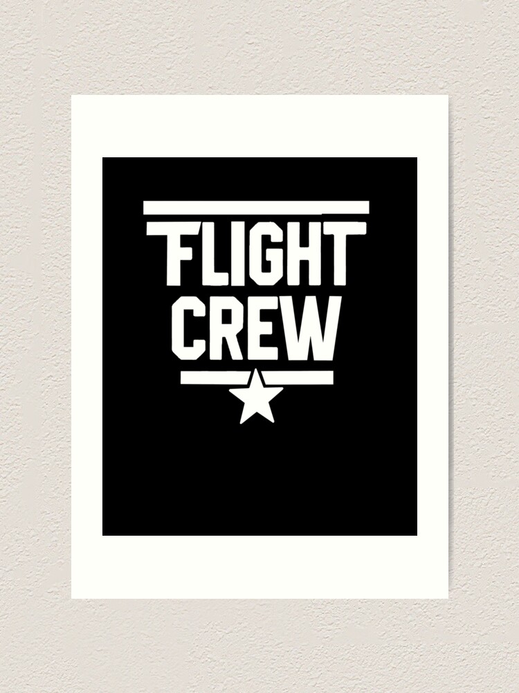 "Nice flightreacts flight reacts merch flight crew" Art Print for Sale ...