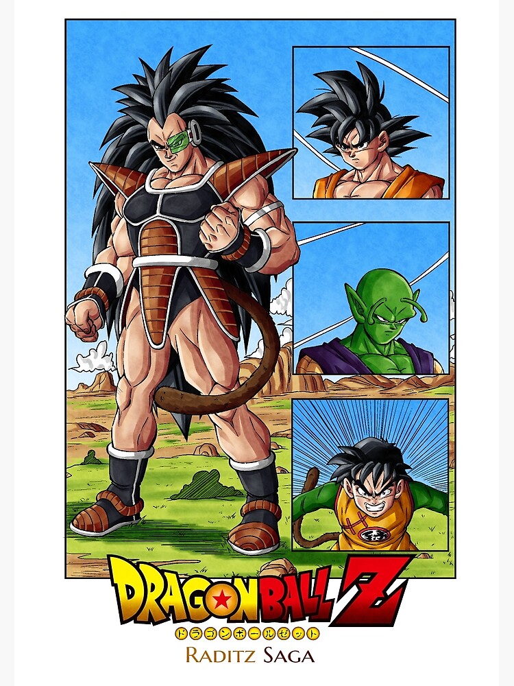 "Raditz Goku Piccolo Gohan Poster Dragon Ball Z" Art Print for Sale by ...