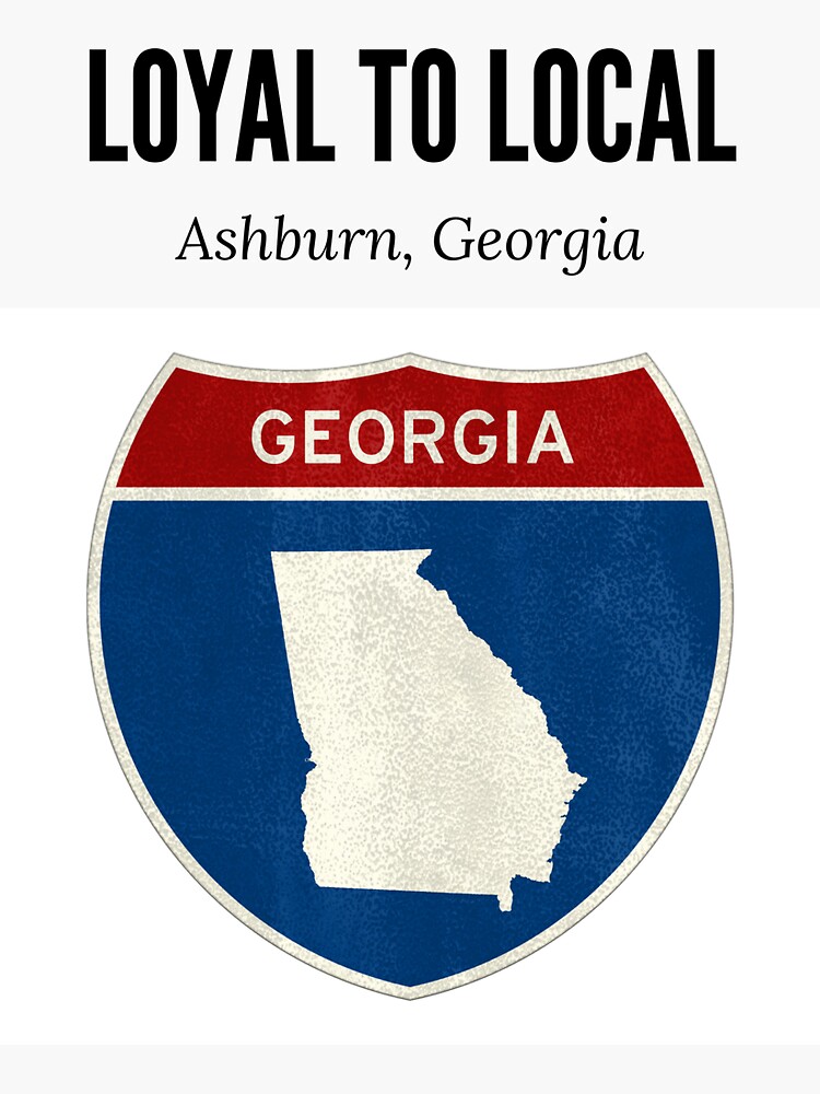 "Loyal to Local " Sticker for Sale by AshburnChamber | Redbubble