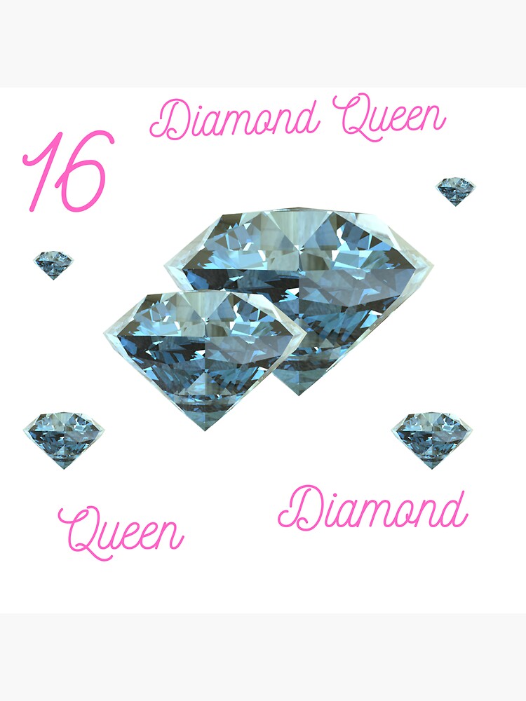 "Diamond Queen 16 Designs" Sticker for Sale by ChelseySerina | Redbubble