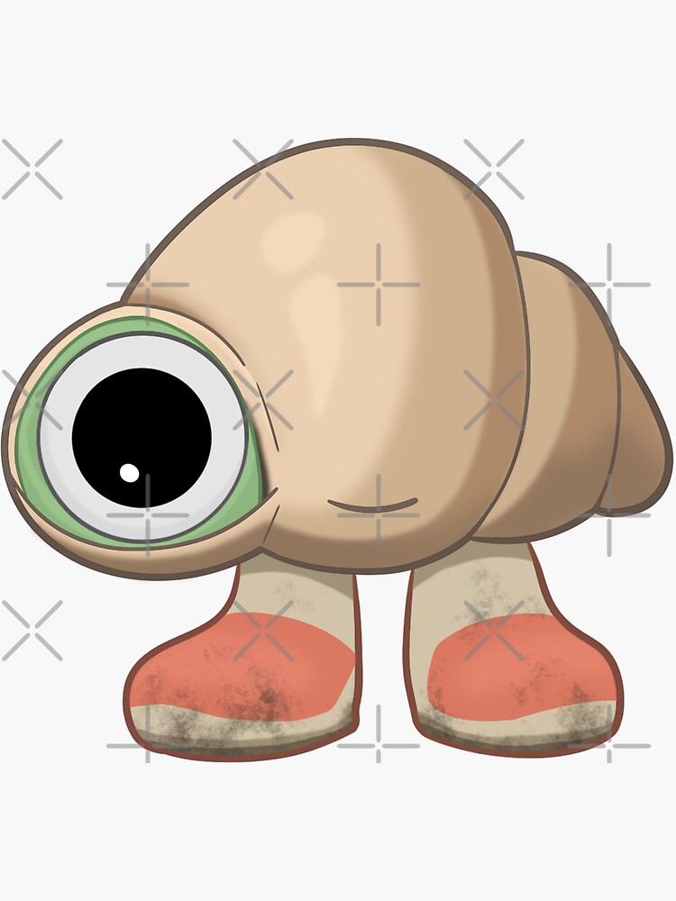"Marcel the Shell" Sticker for Sale by hgmdoodles | Redbubble
