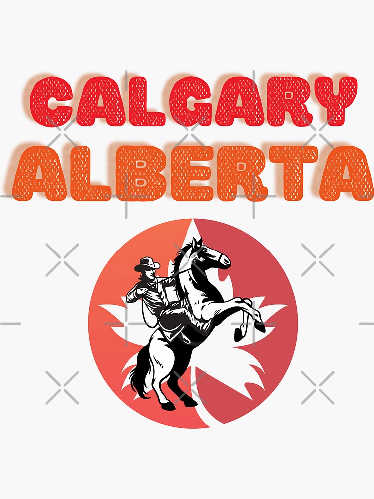 "Calgary - Alberta" Sticker for Sale by mirara | Redbubble