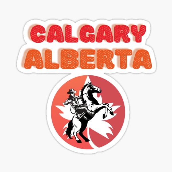 "Calgary - Alberta" Sticker for Sale by mirara | Redbubble