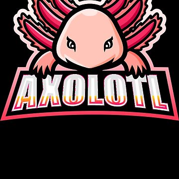 "Axolotl Logo " Sticker for Sale by WayneBol | Redbubble