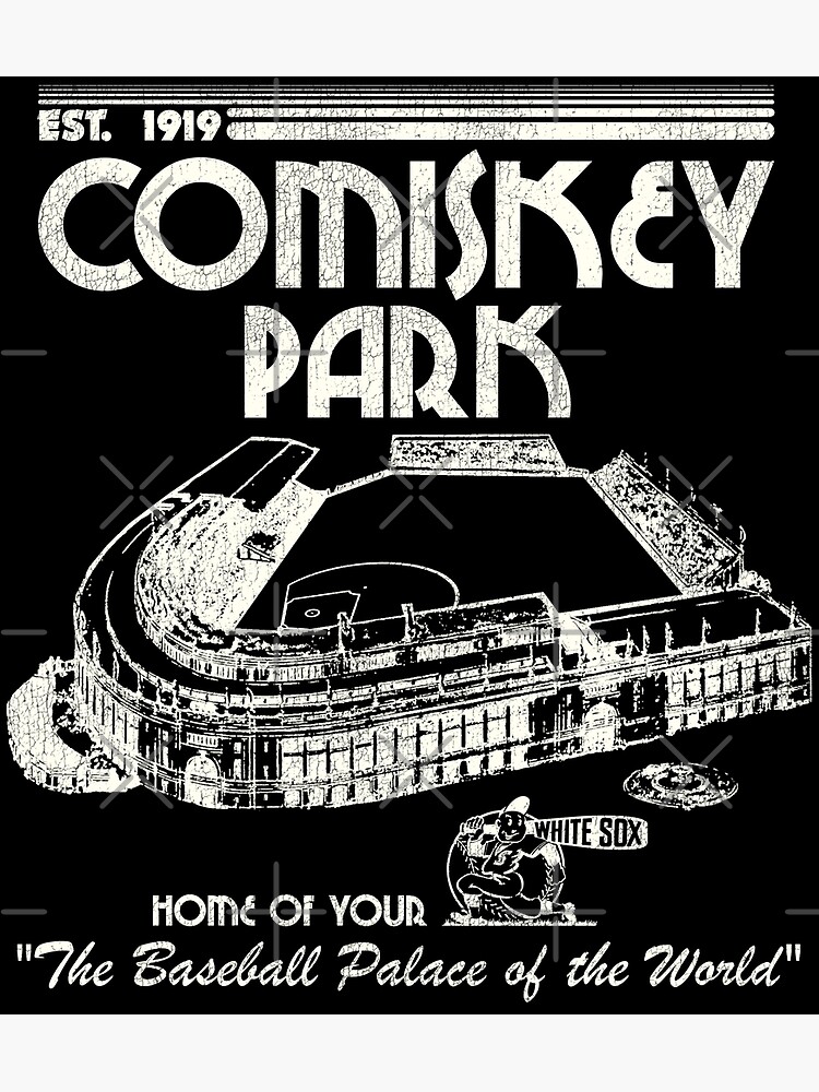 "Comiskey Park Retro Defunct Baseball Stadium" Poster for Sale by ...