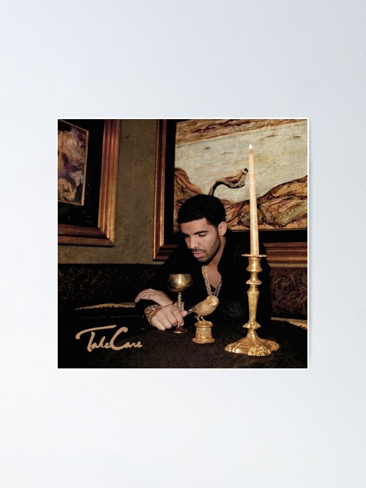 "Take Care Album Cover Poster classic " Poster for Sale by lawsonbonn ...