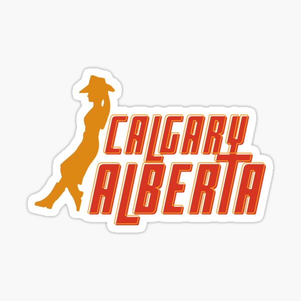"Calgary - Alberta" Sticker for Sale by mirara | Redbubble