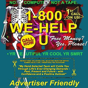 "1-800 WE-HELP U Premium " Cap for Sale by MalaRockTShop | Redbubble