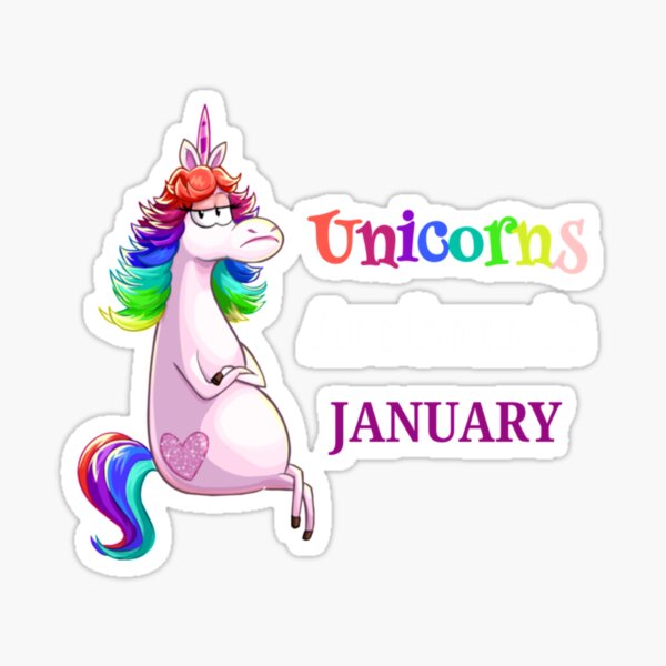 "JANUARY BIRTHDAY QUOTES " Sticker for Sale by Haroldpez | Redbubble