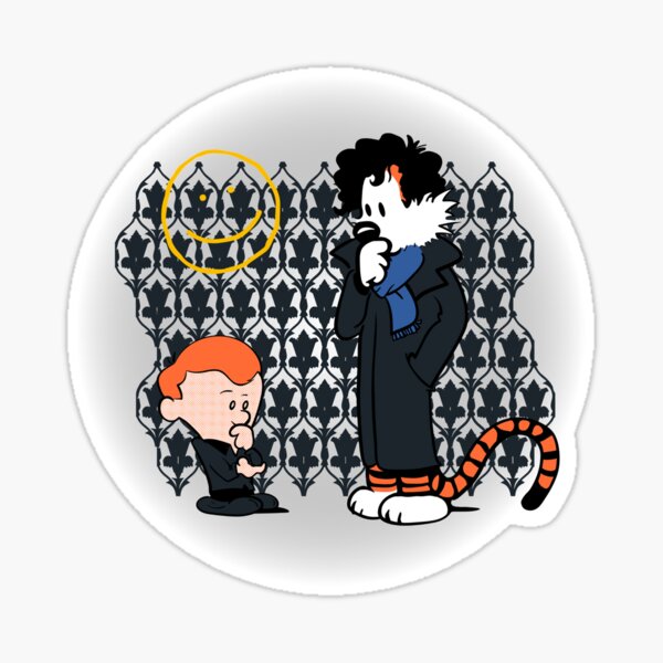 "Gifts Idea Calvin Comic Hobbes Gift For Movie Fans" Sticker for Sale ...