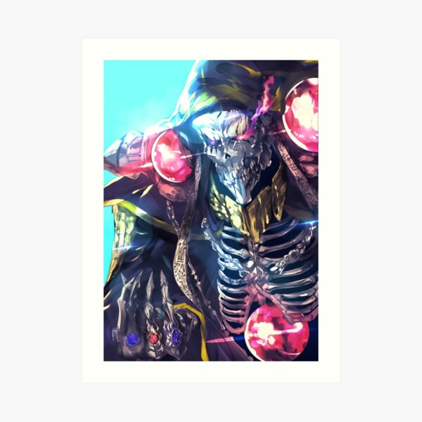 "Ainz Ooal Gown Overlord Design Fanart" Art Print for Sale by ...