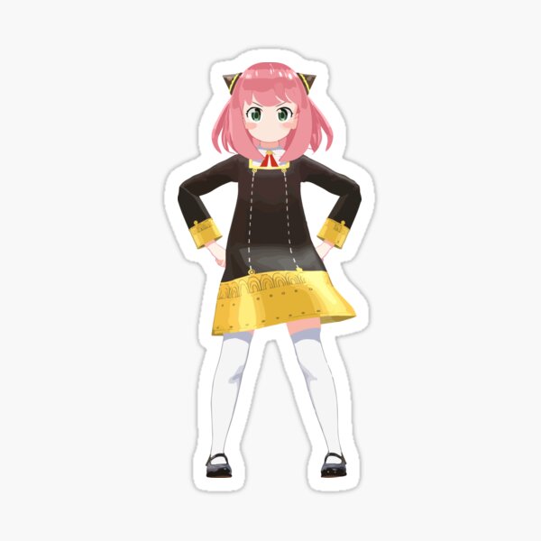 "Anya Forger" Sticker for Sale by AnimeLove89 | Redbubble