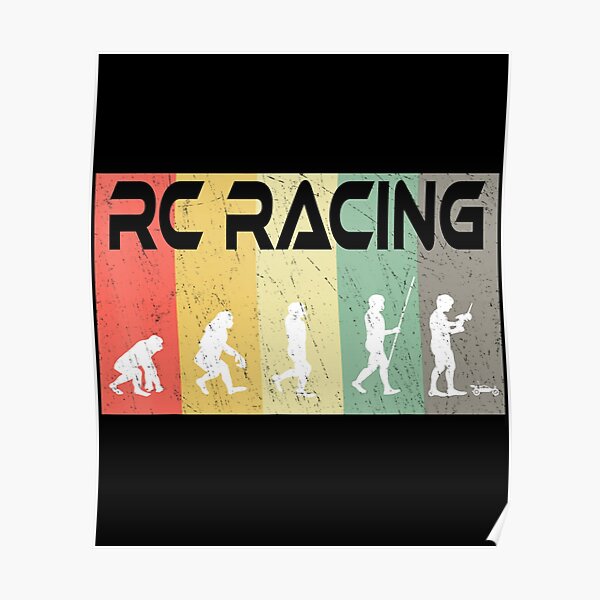 "Vintage Rc Racing Evolving Radio Control Rc Car" Poster for Sale by ...