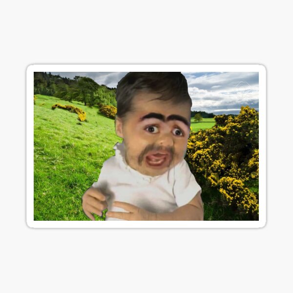 "There's my Chippy!" Sticker by vertigocatface | Redbubble