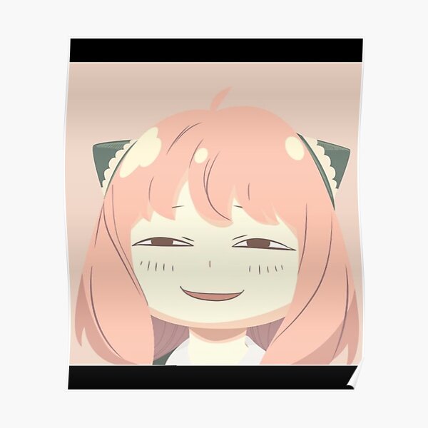 "SALE SPY X FAMILY Smug Anya Pack 16 (5)" Poster von Wbesties147 ...