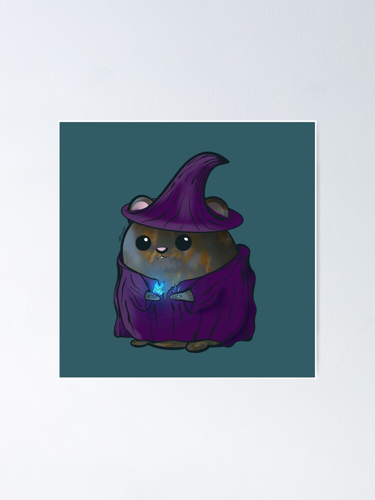 "Wizard hamster" Poster for Sale by jaya-jaaaxon | Redbubble
