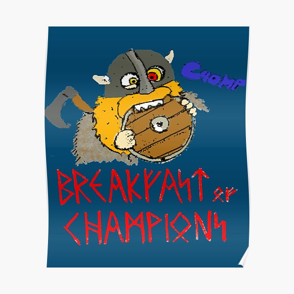 Póster «Cromp de personaje de dibujos animados de arte» de DesignByOzz ...