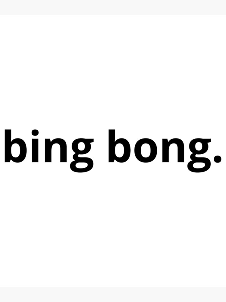 "bing bong meme, tiktok bing bong " Art Print for Sale by LemonGo ...
