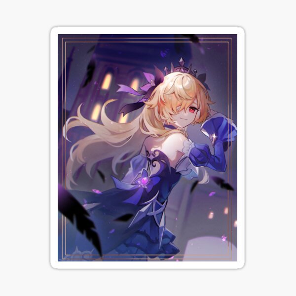 "Cute Fischl Genshin Impact" Sticker for Sale by saranghandago | Redbubble