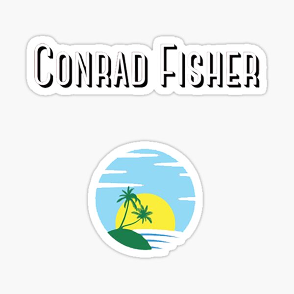 "Conrad fisher" Sticker for Sale by IsabelleRowe6 | Redbubble