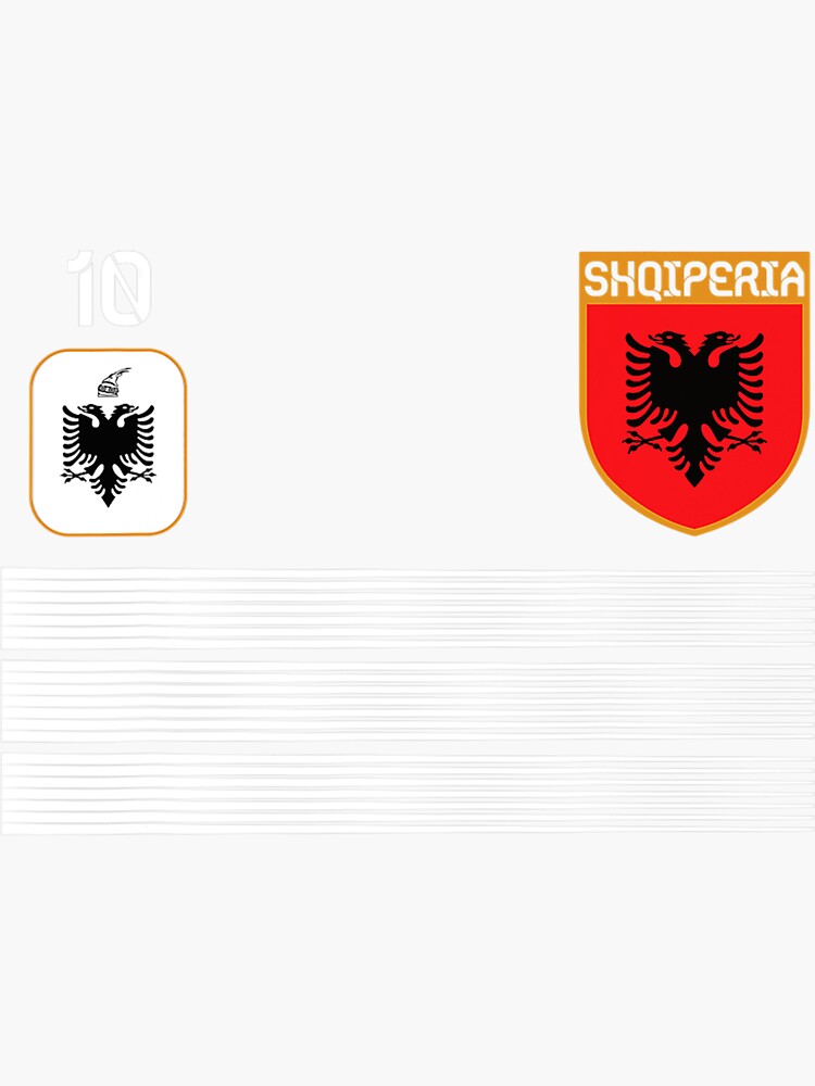 "Albania Football Jersey 2021 Shqiperia Soccer" Sticker for Sale by ...