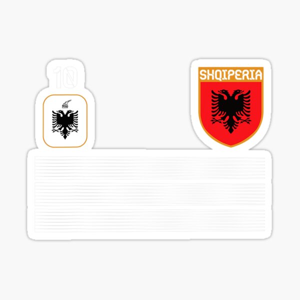 "Albania Football Jersey 2021 Shqiperia Soccer" Sticker for Sale by ...