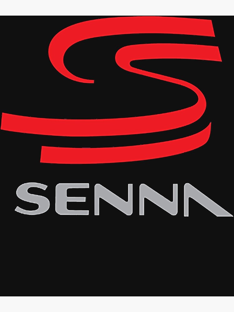 "Ayrton senna logo" Poster for Sale by RICHARD5343 | Redbubble