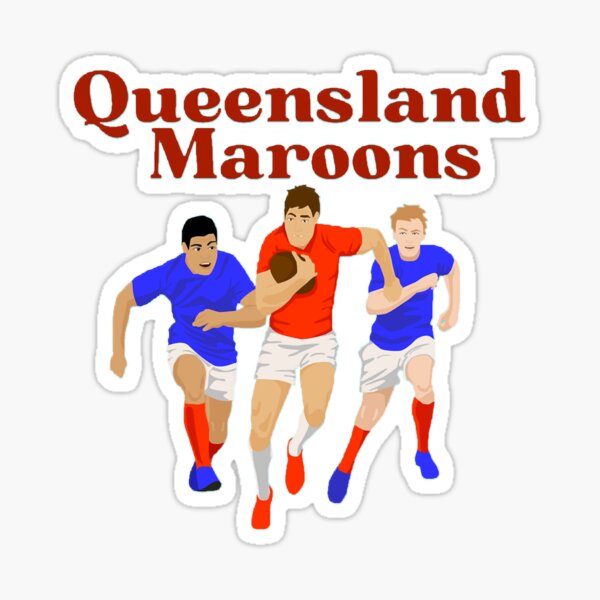"Queensland maroons" Sticker for Sale by VillaPickersSto | Redbubble