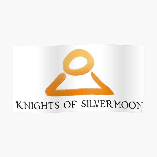 "Knights of Silvermoon Logo 2" Poster for Sale by KoSMerch | Redbubble