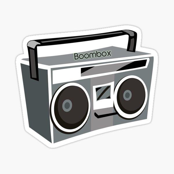 "Boom box" Sticker for Sale by jackstores | Redbubble