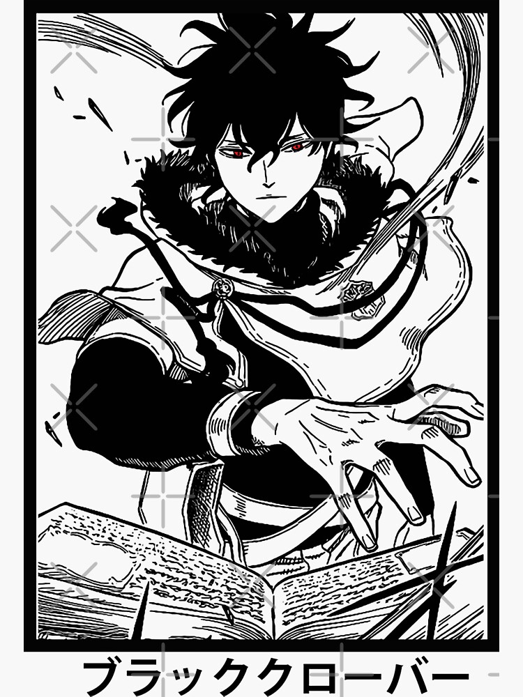 "Strong Prodigy With Amazing Magical Power Yuno Cute Fan" Sticker for ...