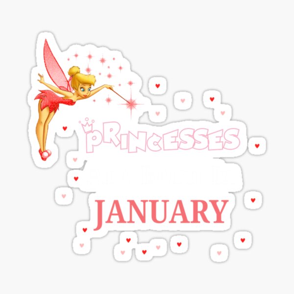 "JANUARY BIRTHDAY QUOTES " Sticker for Sale by Jocelooper | Redbubble