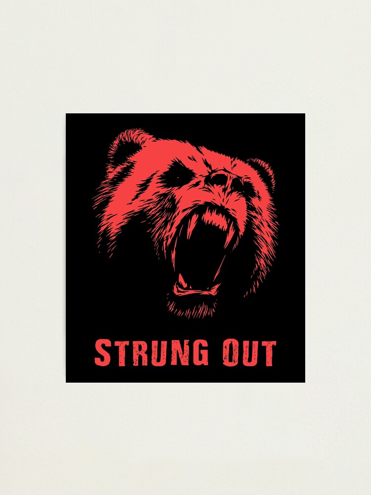 "Strung Out - legendary Californian punk rock band, Angry Bear logo ...