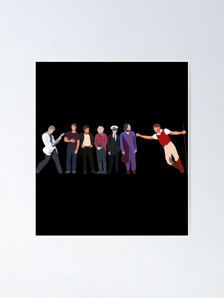 "Aaron Tveit Roles Sticker" Poster for Sale by jaquenetta | Redbubble