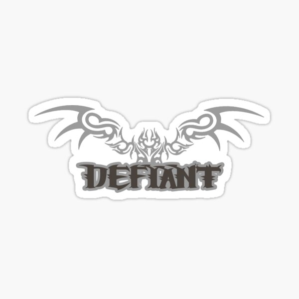 "Tribal Design - Defiant" Sticker for Sale by Tatzki-Design | Redbubble